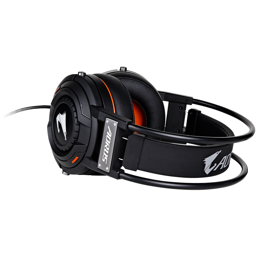 Gigabyte AORUS H5 Headset Head-band 3.5 mm connector Black, 9JAORUSH5-00-10
