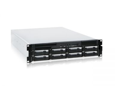 iStarUSA E2M8-MATX - Rackmount Case, 2U, 8-Bay Storage :: מארזים :: חומרה