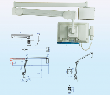 IPPON IPMA98104WM - Hospital Monitor Arm, Wall Mount, 8kg | TopMarket ...