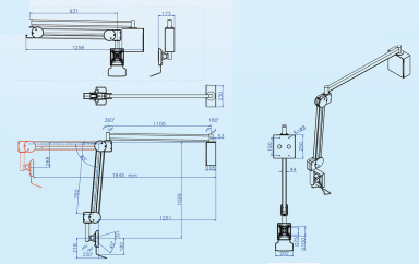 IPPON IPMA98104WM - Hospital Monitor Arm, Wall Mount, 8kg | TopMarket ...