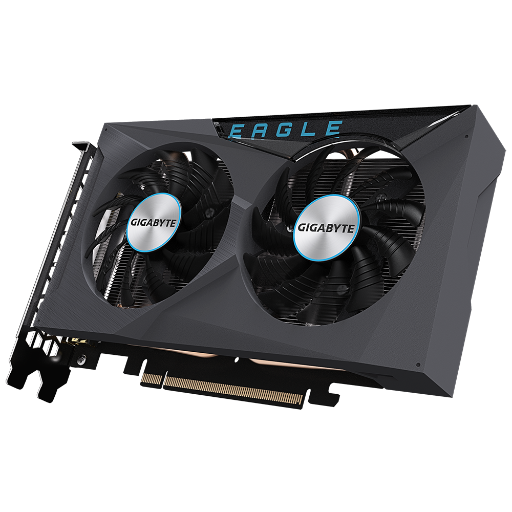 Gigabyte Radeon RX 6400 EAGLE 4G AMD 4 ג'יגה בייט GDDR6, GV-R64EAGLE-4GD