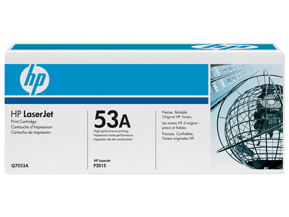 HP 53A Black Original LaserJet Toner Cartridge (Q7553A)