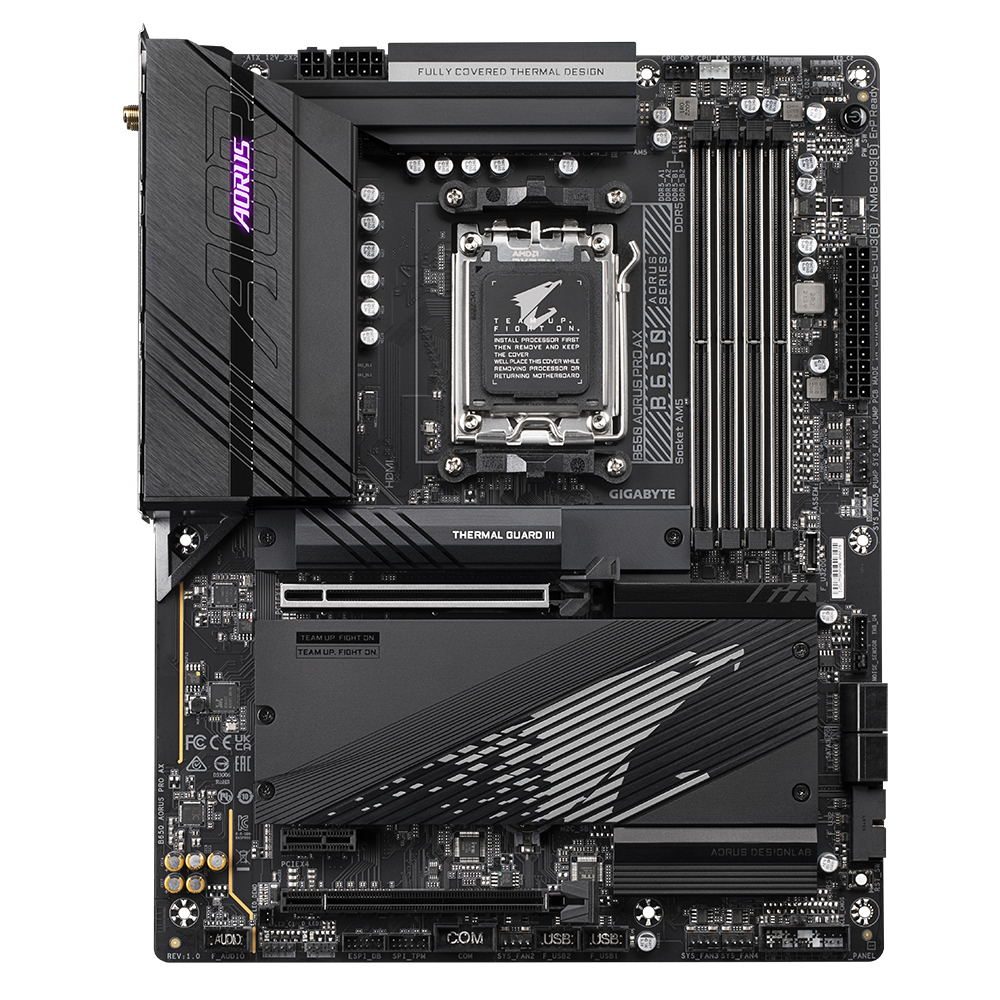 Gigabyte B650 AORUS PRO AX motherboard AMD B650 Socket AM5 ATX, B650 ...