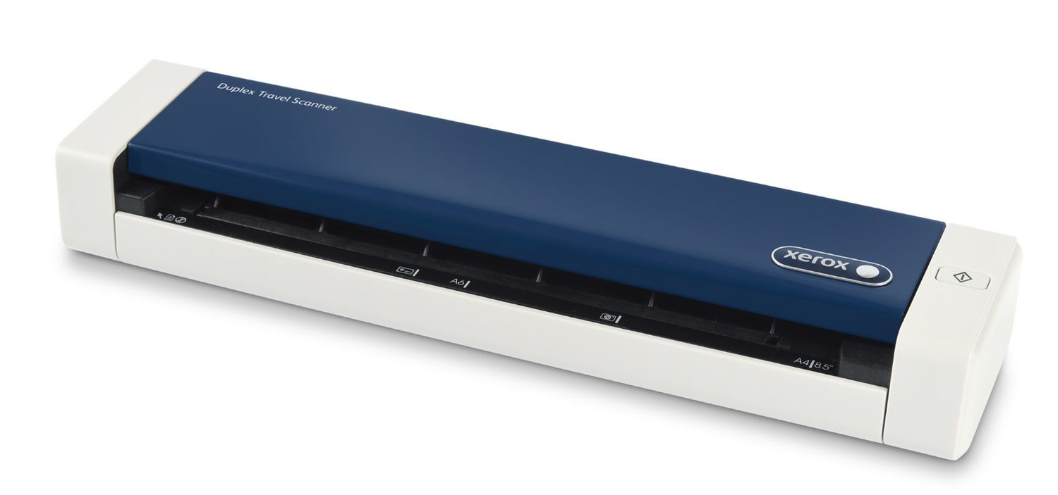 Xerox Duplex Travel Sheet-fed scanner A4 Blue, White, 100N03205