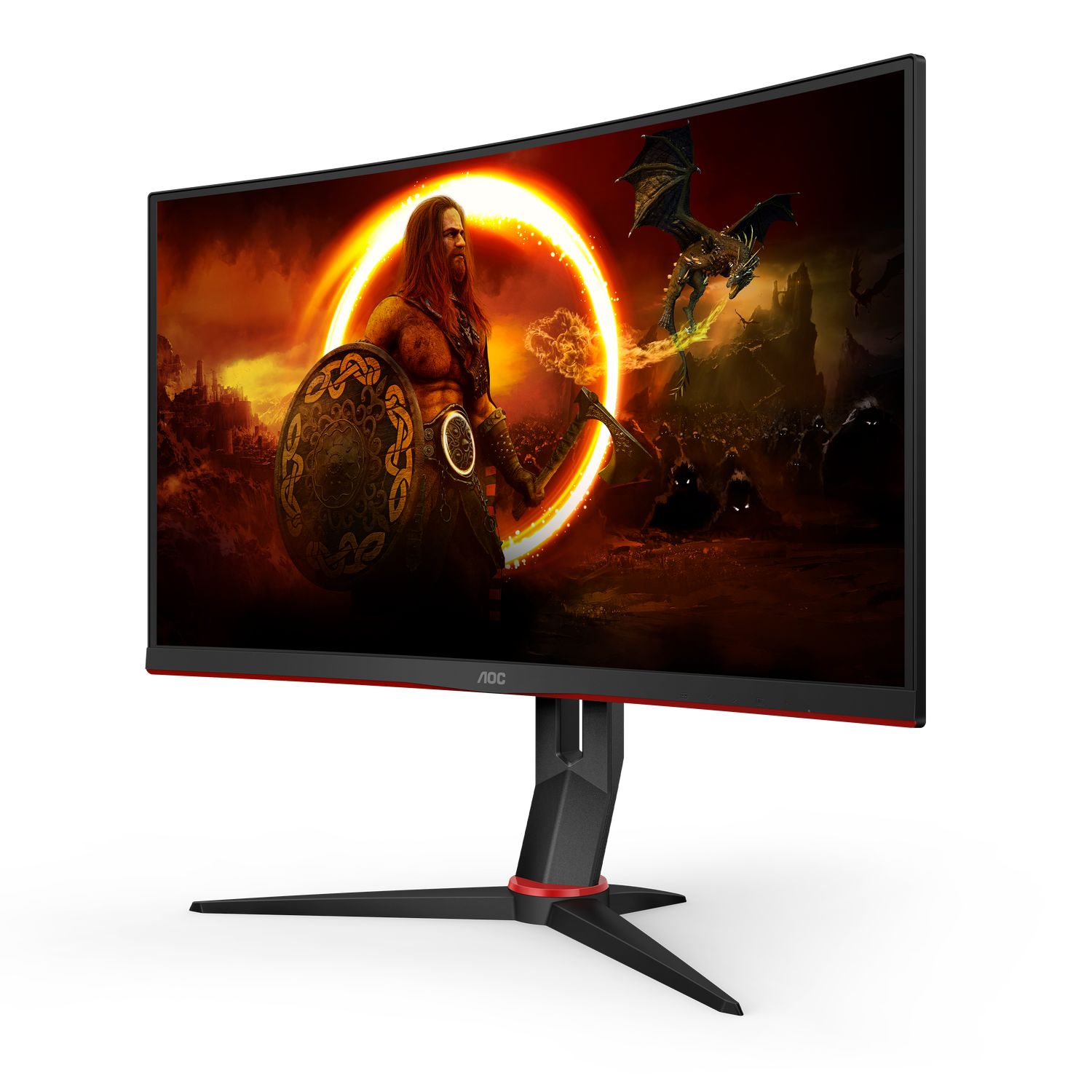 AOC C27G2U/BK LED display 68.6 cm (27") 1920 x 1080 pixels Full HD ...