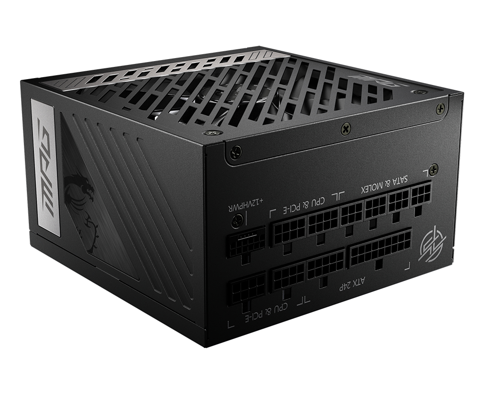 MSI MPG A1000G PCIE5 power supply unit 1000 W 20+4 pin ATX ATX Black ...