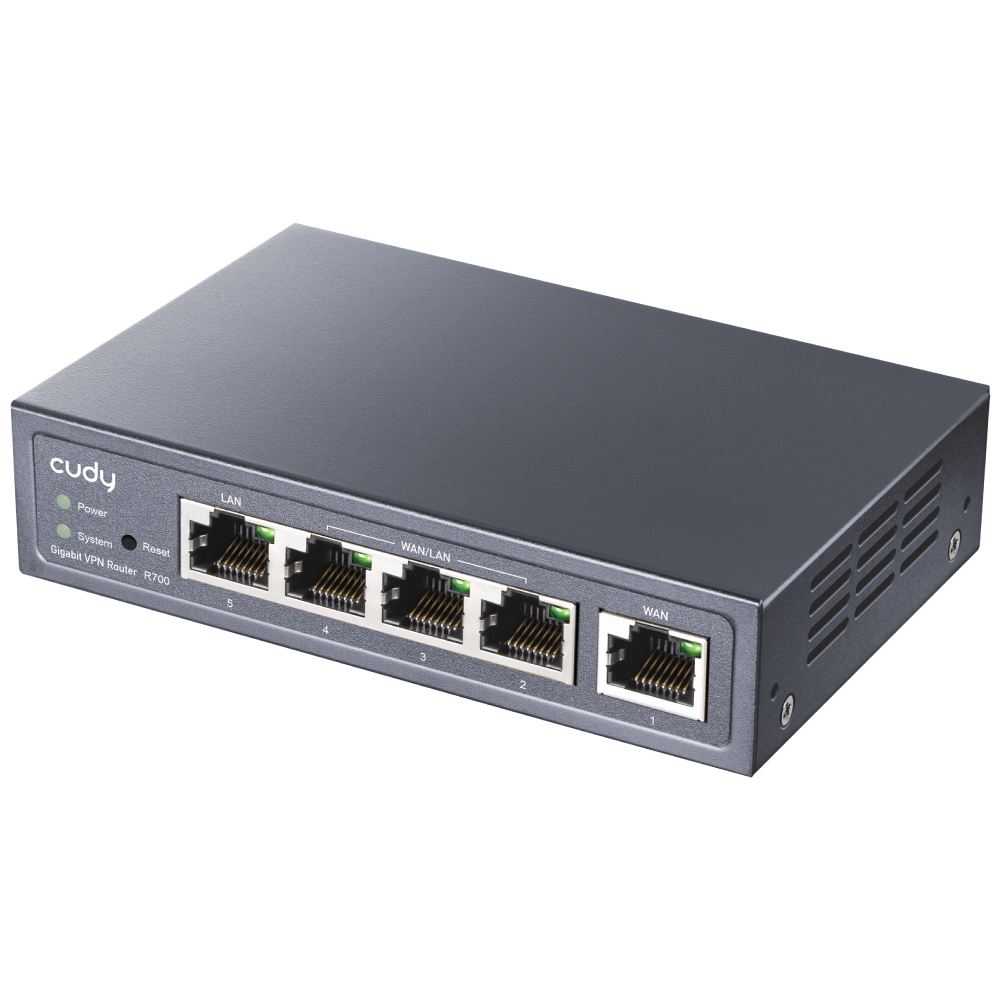 CUDY R700 - Gigabit Multi-WAN VPN Router :: נתבים VPN :: רשת :: חומרה