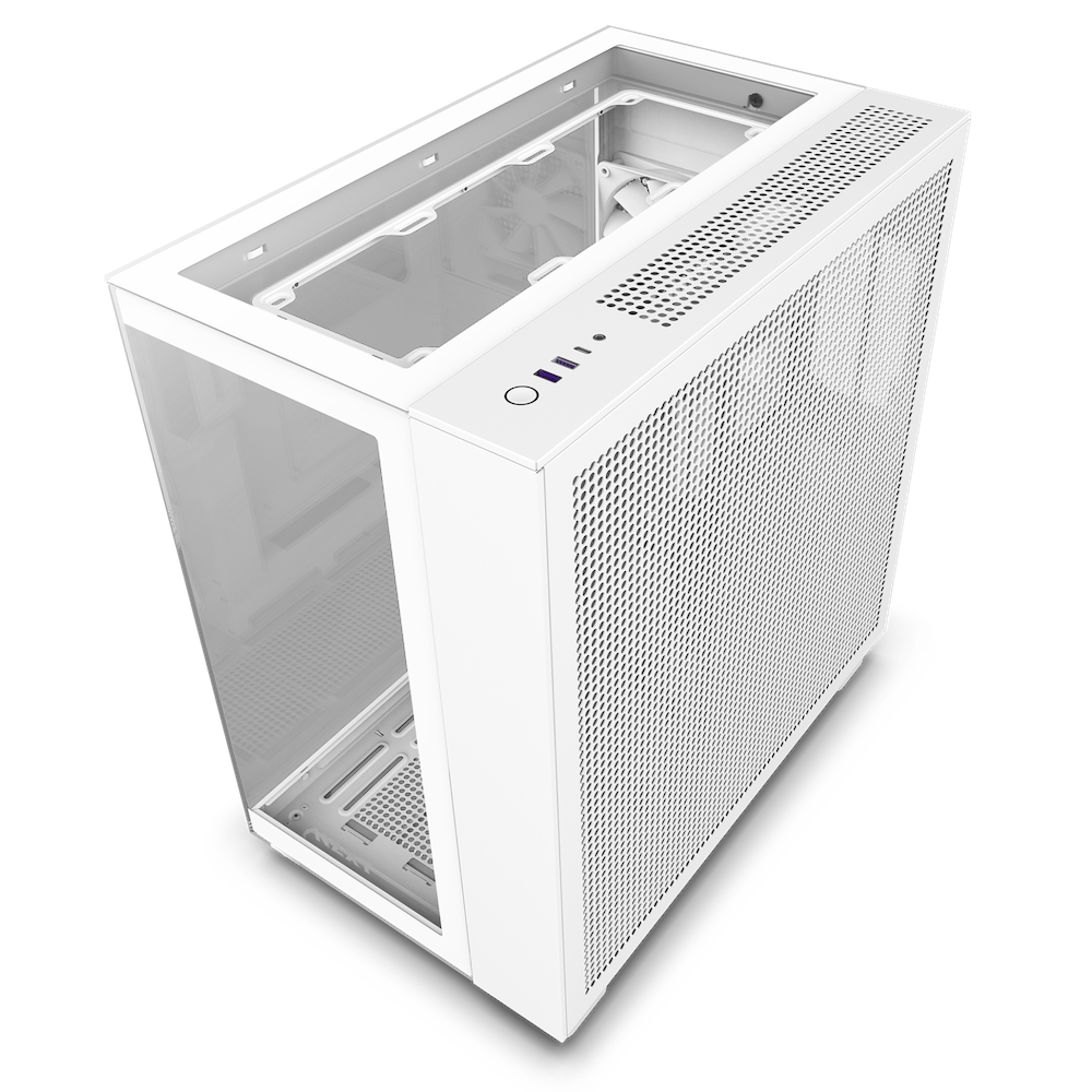 NZXT H9 Elite - Midi Tower PC Case, White :: מארזים :: חומרה