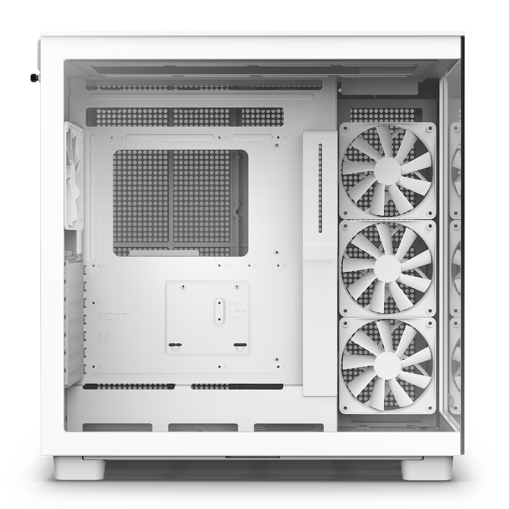Железо :: Корпуса для ПК :: NZXT H9 Flow - PC Case, White