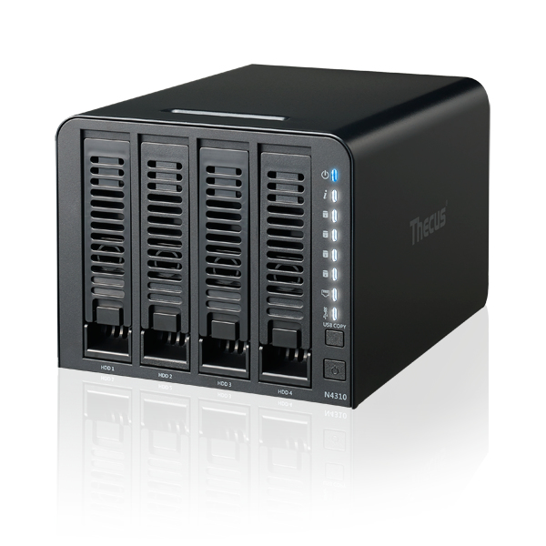 Origin Storage Thecus N4310 4 Bay NAS 4 x 3TB NAS Drives Installed ...