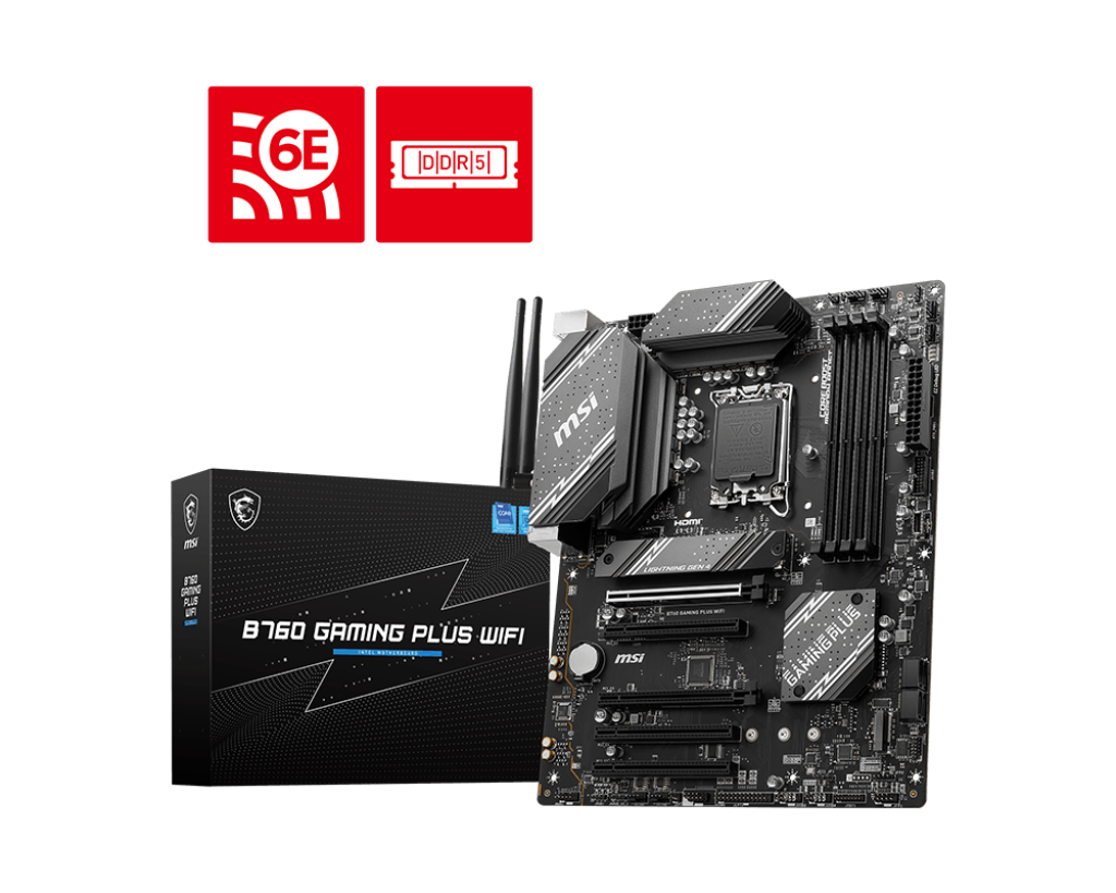 MSI B760 GAMING PLUS WIFI motherboard Intel B760 LGA 1700 ATX, B760 ...