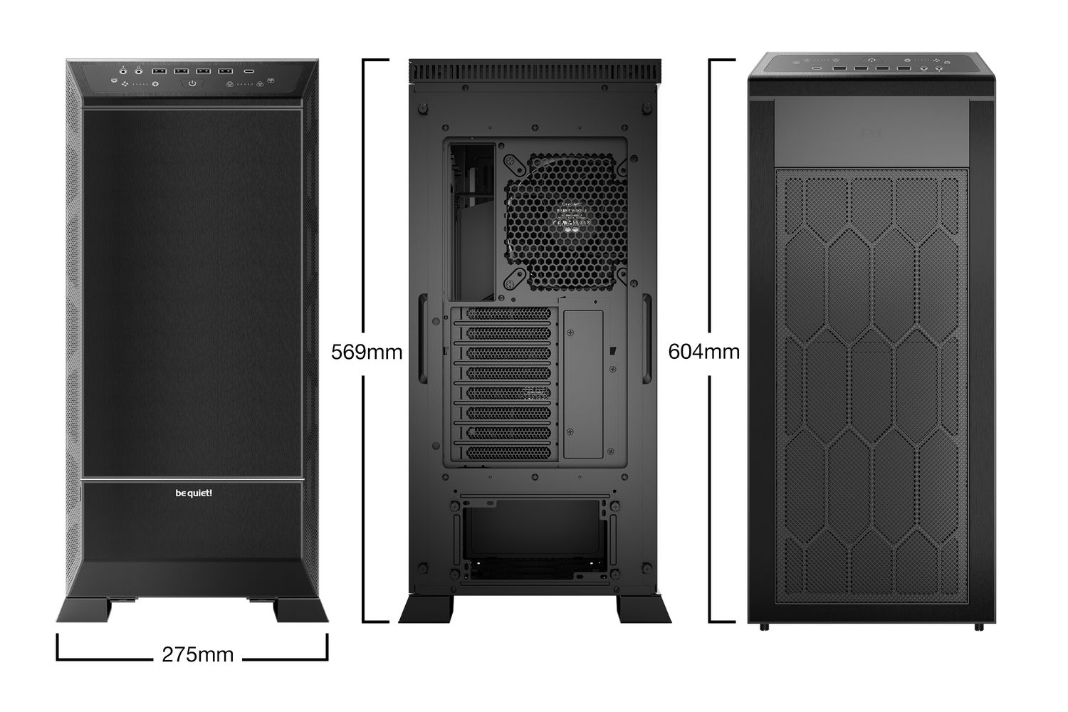 be quiet! DARK BASE PRO 901 | Black Full Tower, BGW50