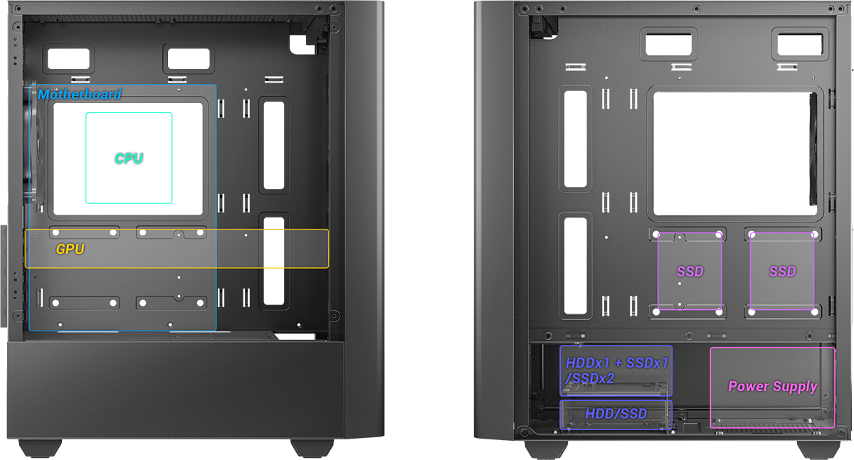 ANTEC NX500M | ONLINE ENCLOSURES & PC CASES buy low price in online ...