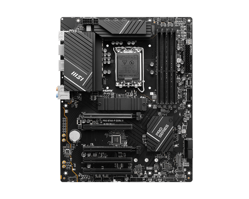 MSI PRO B760-P DDR4 II motherboard Intel B760 LGA 1700 ATX, PRO B760-P ...