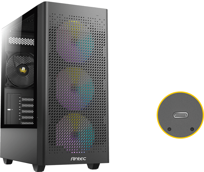 Hardware :: Enclosures & PC Cases :: Antec NX500M - ARGB Gaming PC Case ...