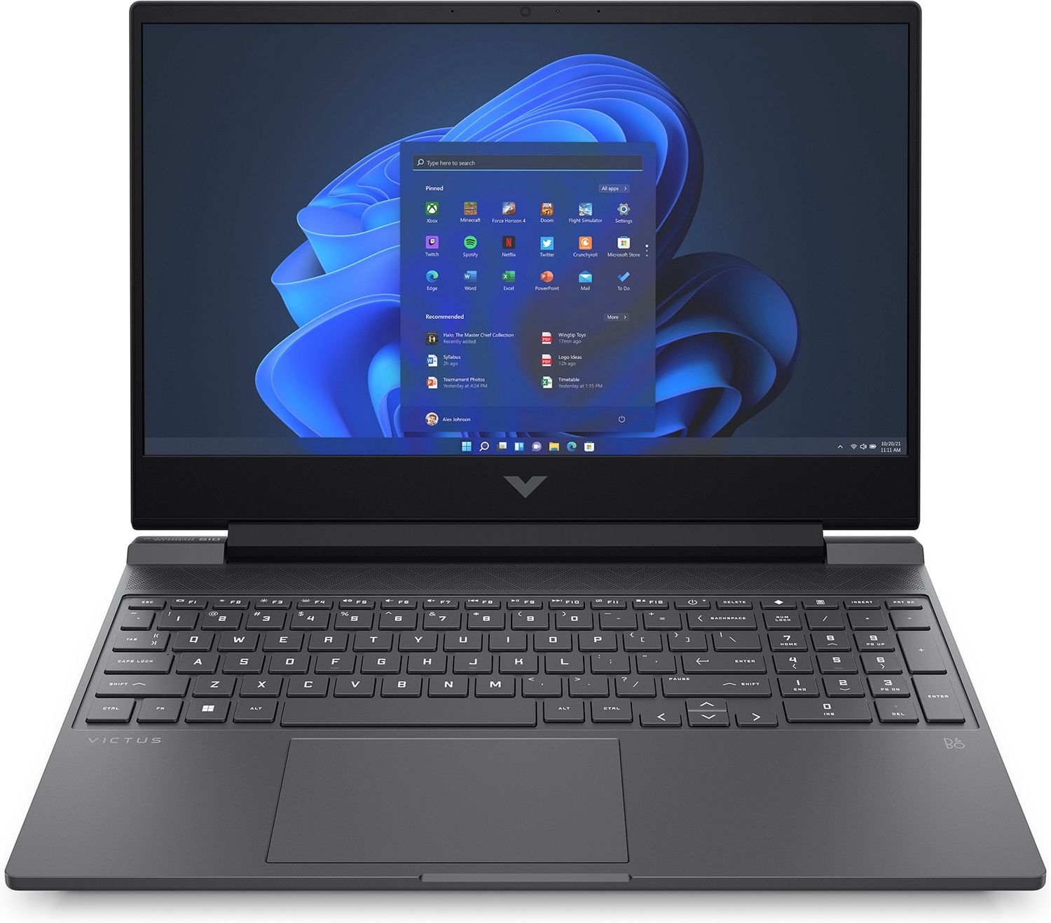 HP Victus Gaming 15-fa1001na Laptop 39.6 cm (15.6") Full HD Intel® Core ...