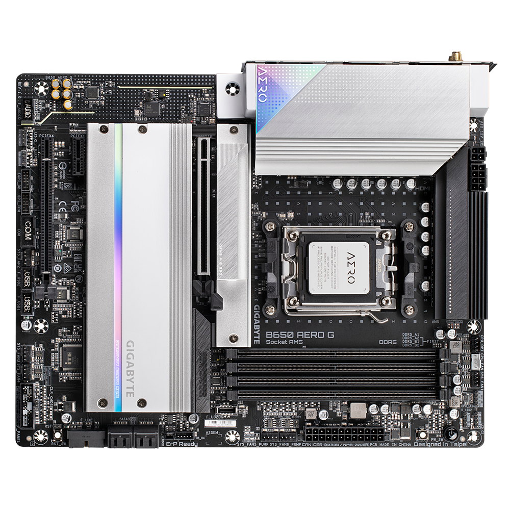 Gigabyte B650 AERO G (rev. 1.0) AMD B650 Socket AM5 ATX, B650 AERO G ...
