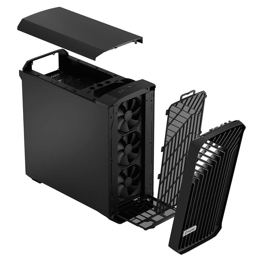 Fractal Design Torrent - Gaming PC Case, Solid, Black :: מארזים :: חומרה