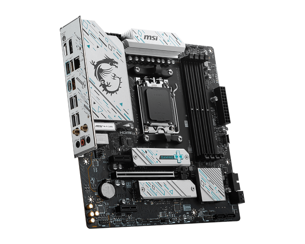 MSI B650M GAMING PLUS WIFI motherboard AMD B650 Socket AM5 micro ATX ...