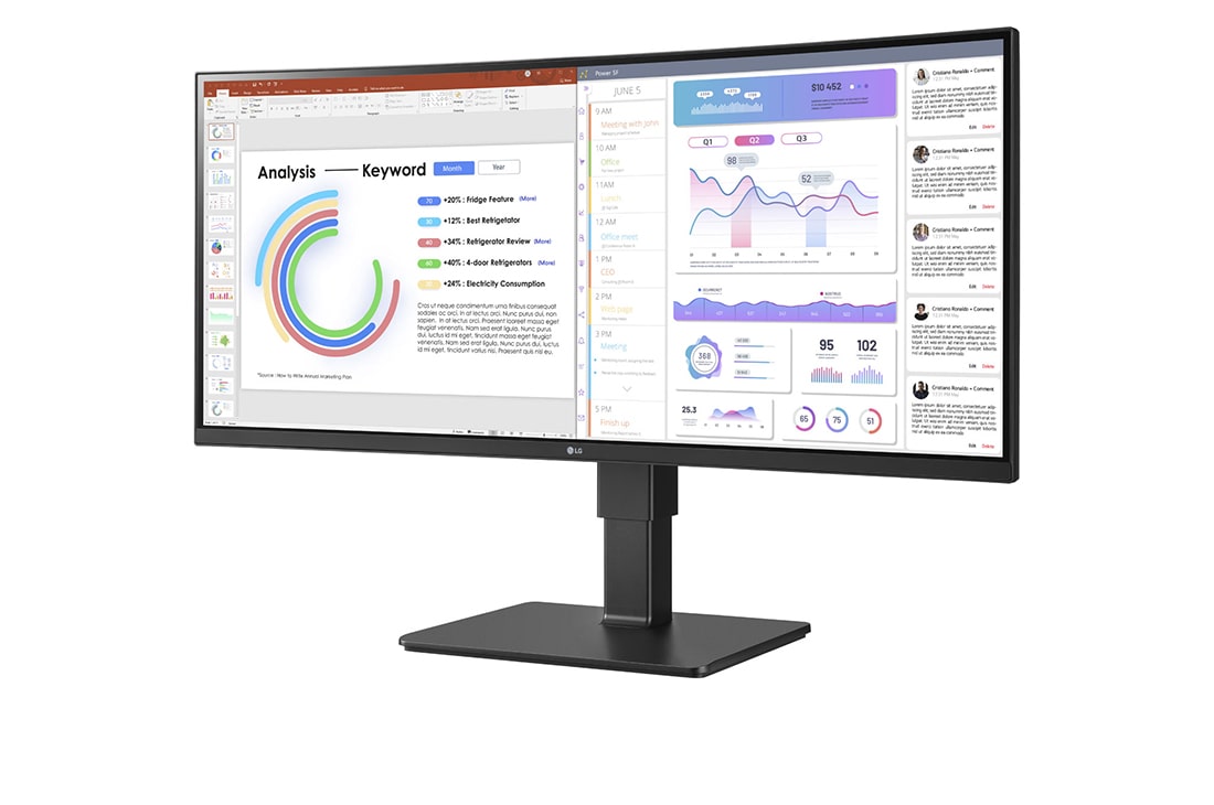 LG 34BQ77QC-B computer monitor 86.4 cm (34") 3440 x 1440 pixels ...