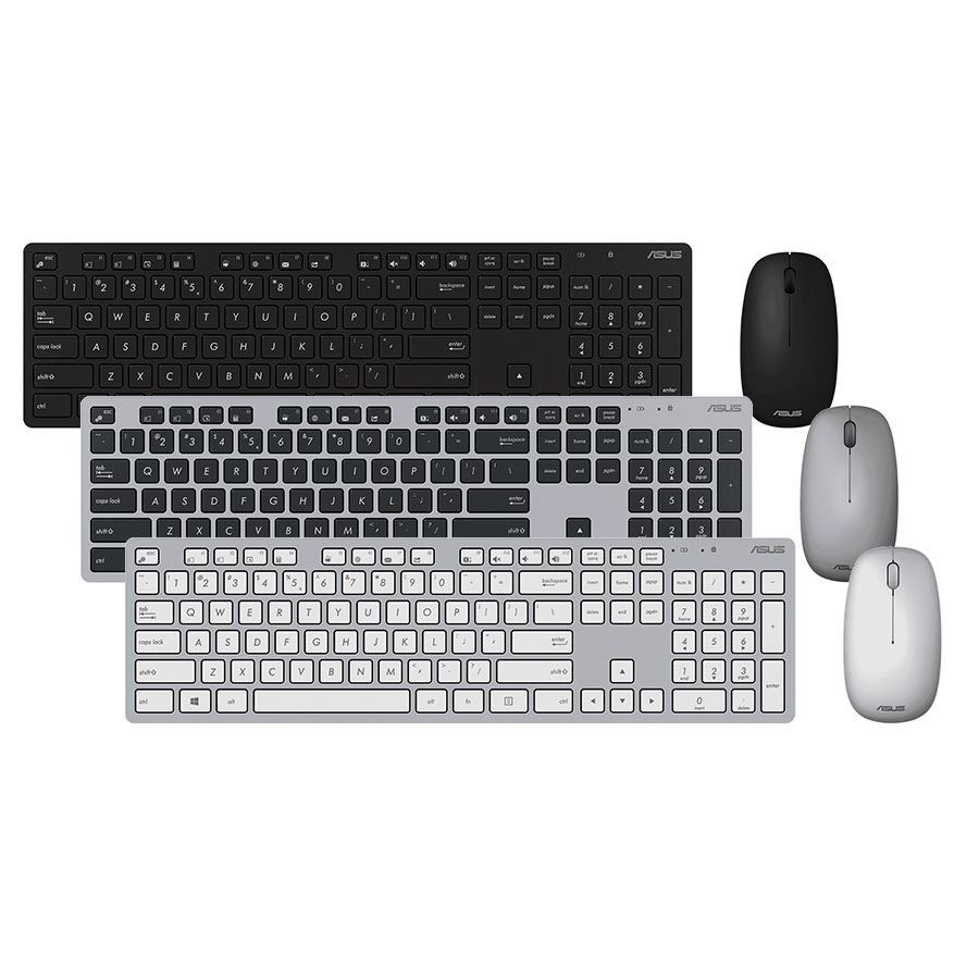 ASUS W5000 +MOUSE keyboard Mouse included Office RF Wireless UK English ...