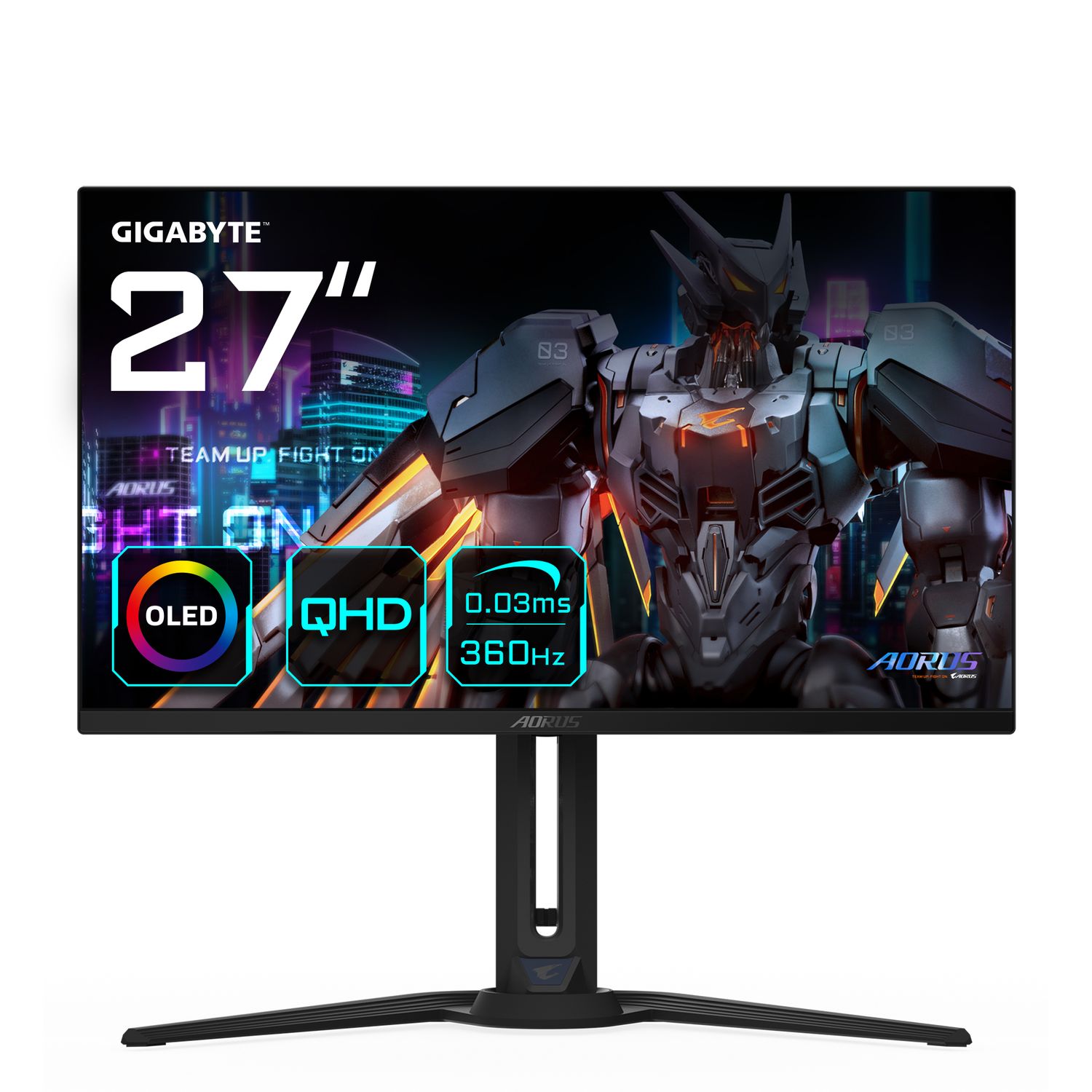 GIGABYTE AORUS FO27Q3 27” OLED Gaming Monitor - 2560 x 1440(QHD), 360Hz ...