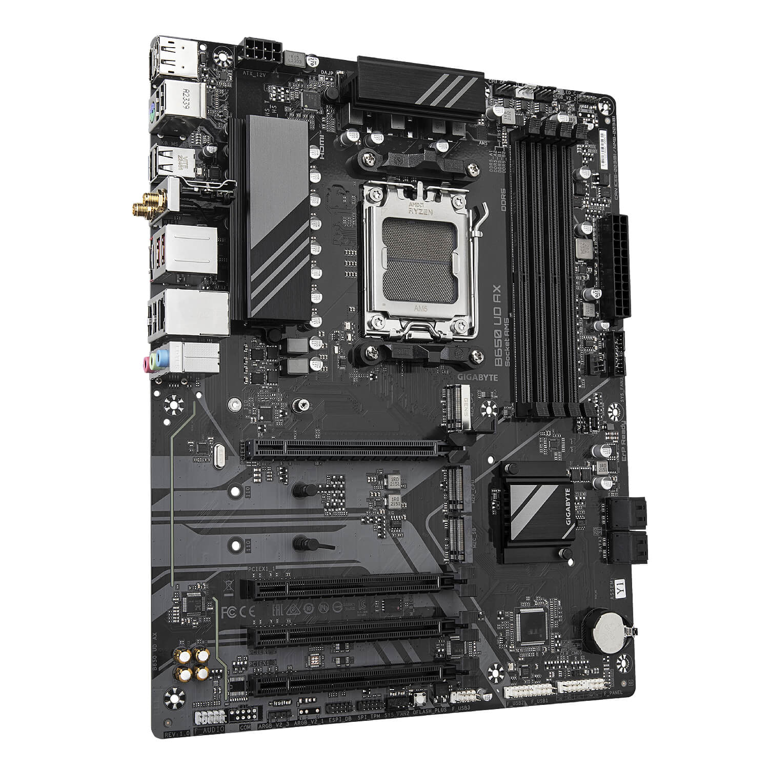 GIGABYTE B650 UD AX - לוח אם, AMD B650, Socket AM5, ATX | TopMarket Israel