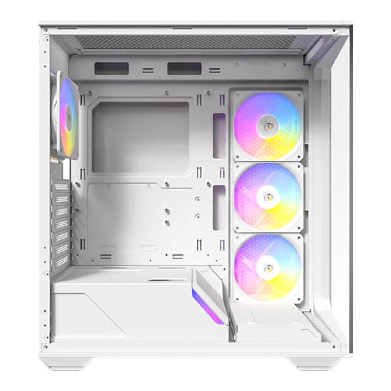 Antec C3 ARGB - Gaming PC Case, White :: מארזים :: חומרה