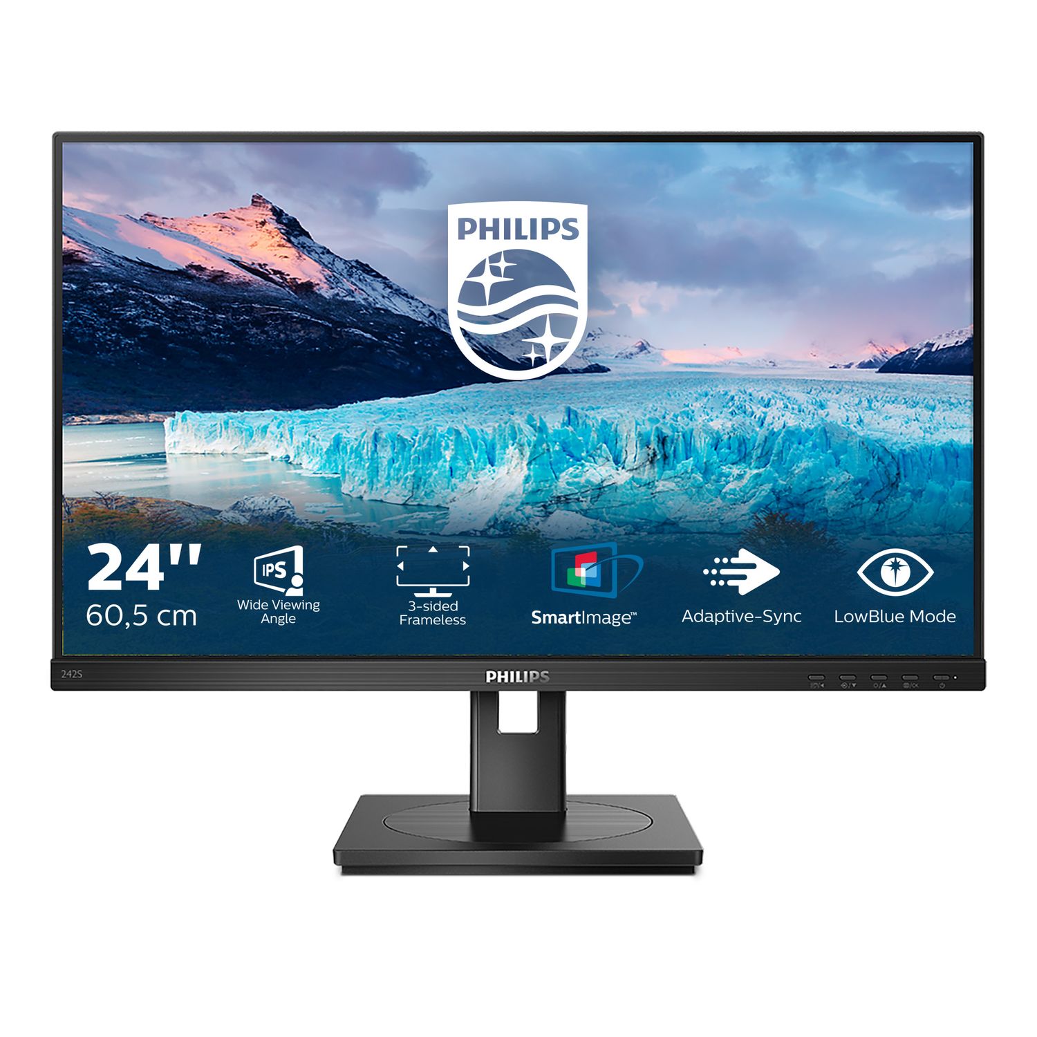 Philips S Line 242S1AE/00 LED display 60.5 cm (23.8") 1920 x 1080 ...