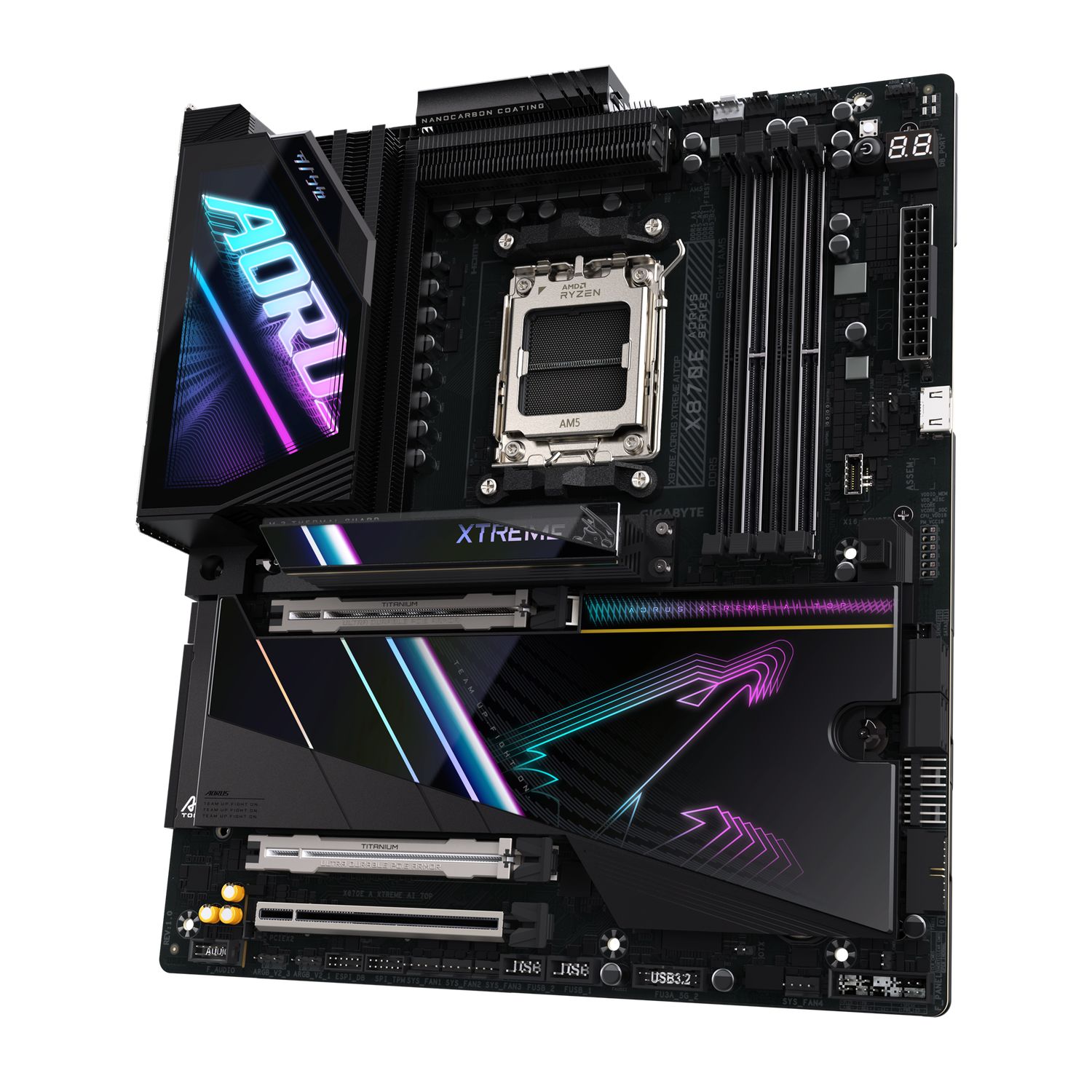 GIGABYTE X870E AORUS XTREME AI TOP Motherboard - Supports AMD Ryzen ...