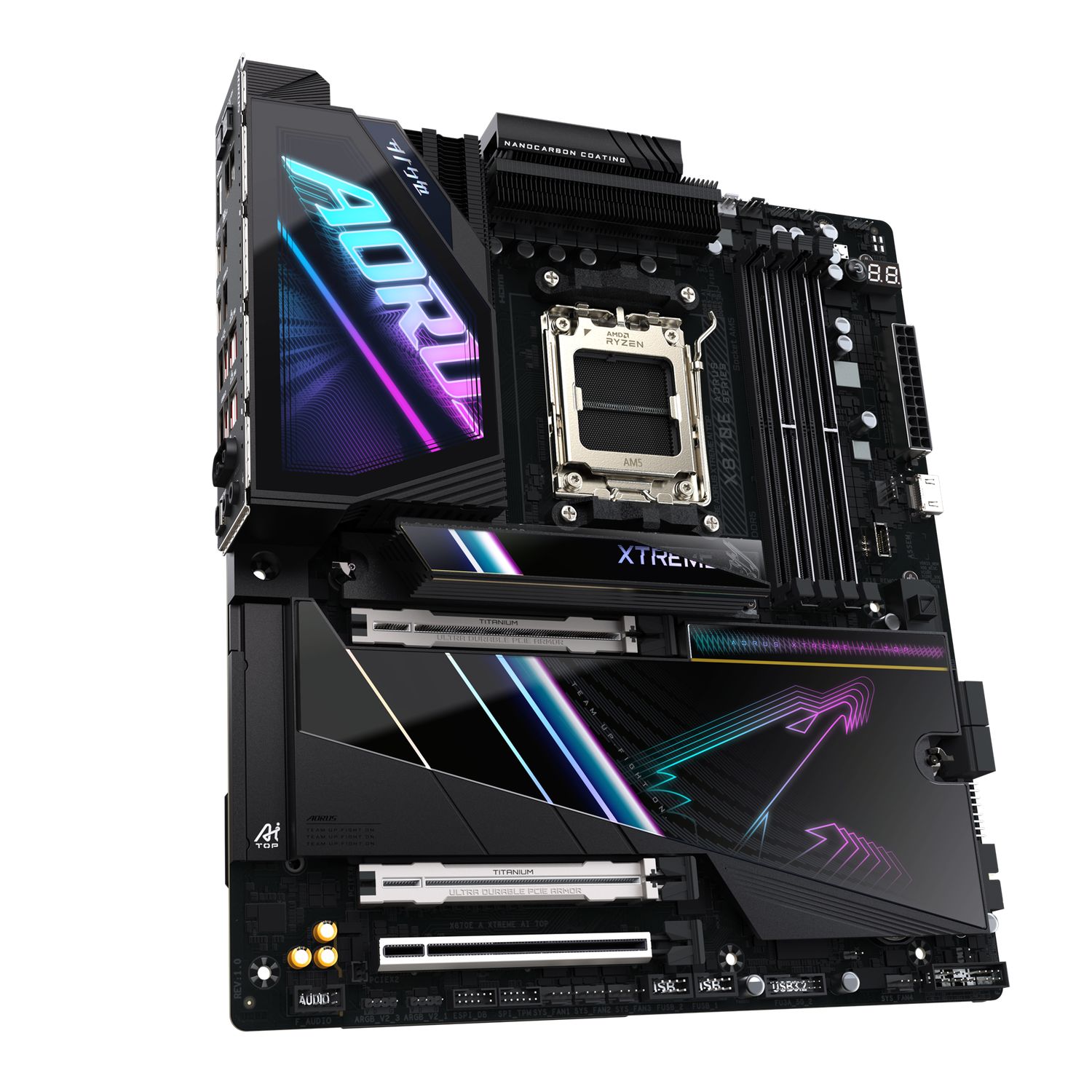 GIGABYTE X870E AORUS XTREME AI TOP Motherboard - Supports AMD Ryzen ...