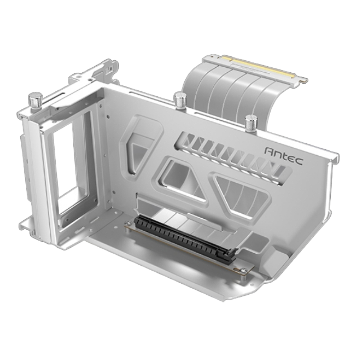 Antec SHIFT - Vertical GPU Bracket with PCI-E4.0 Riser Cable, White ...