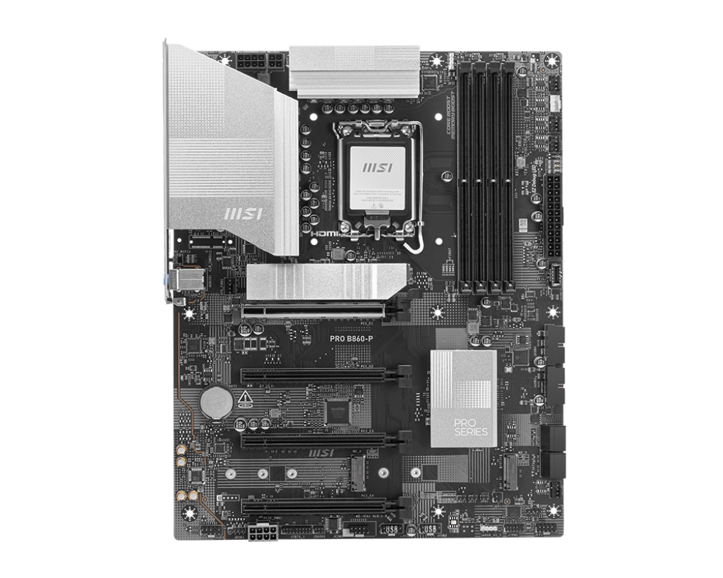 MSI PRO B860-P motherboard Intel B860 LGA 1851 (Socket V1) ATX, PRO B860-P