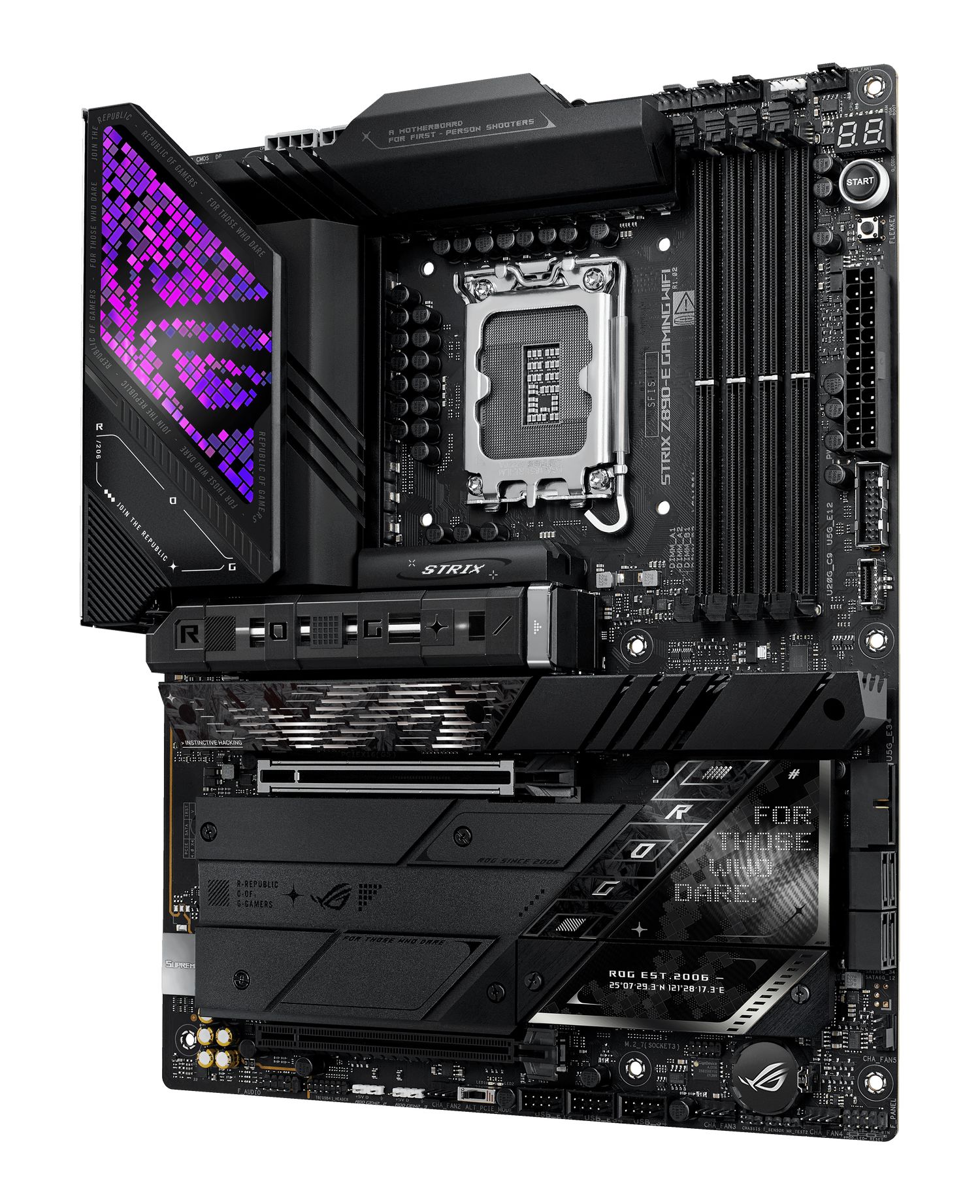 ASUS ROG STRIX Z890-E GAMING WIFI Intel Z890 LGA 1851 (Socket V1) ATX ...