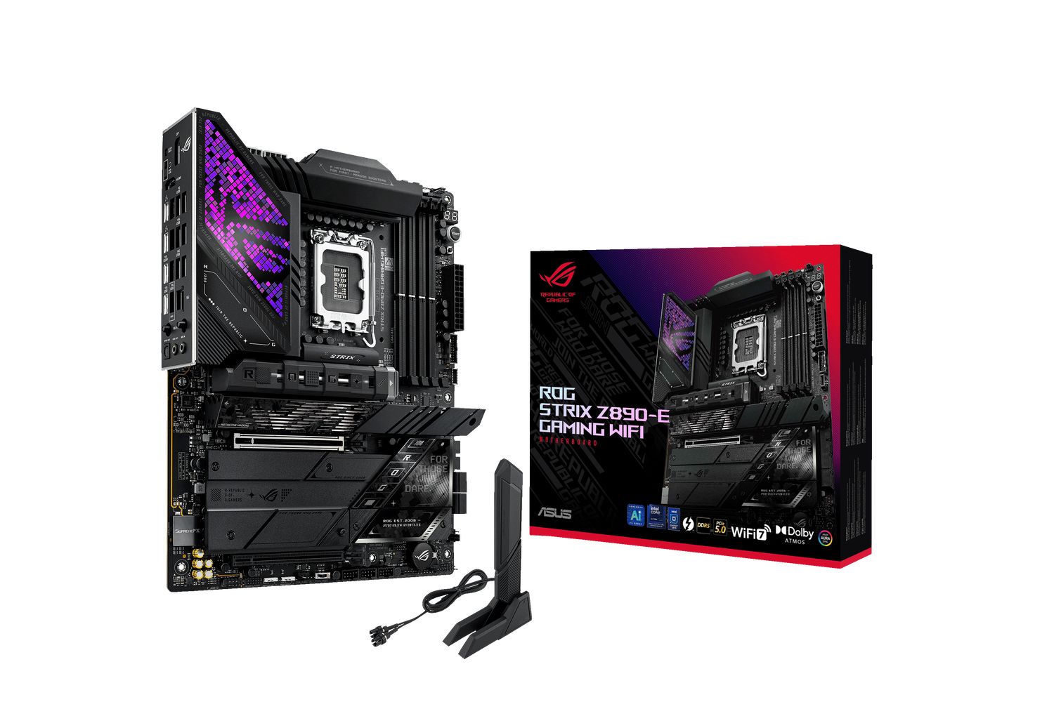 ASUS ROG STRIX Z890-E GAMING WIFI Intel Z890 LGA 1851 (Socket V1) ATX ...