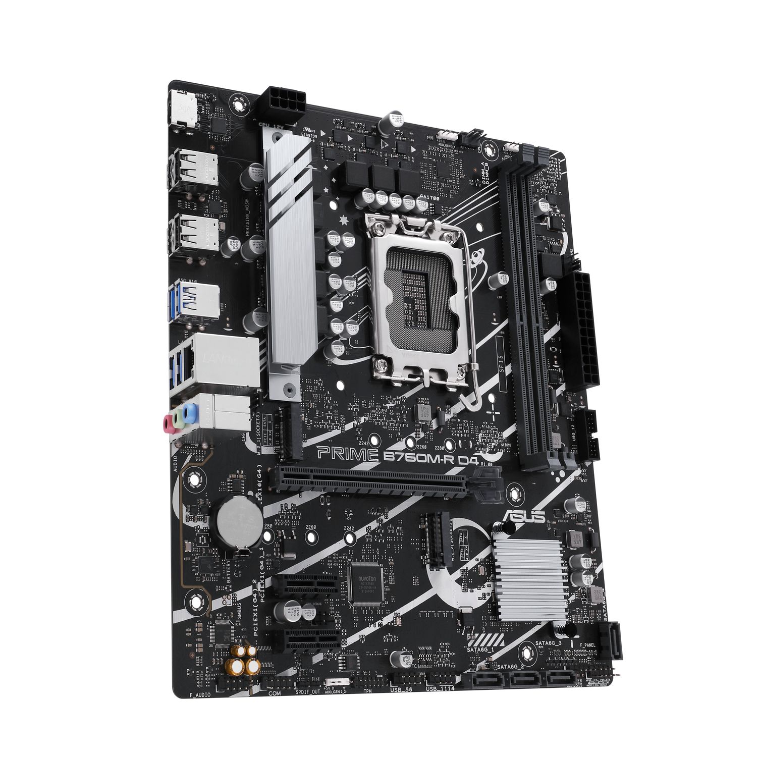 ASUS PRIME B760M-R D4 Intel B760 LGA 1700 micro ATX, 90MB1HA0-M0EAY0