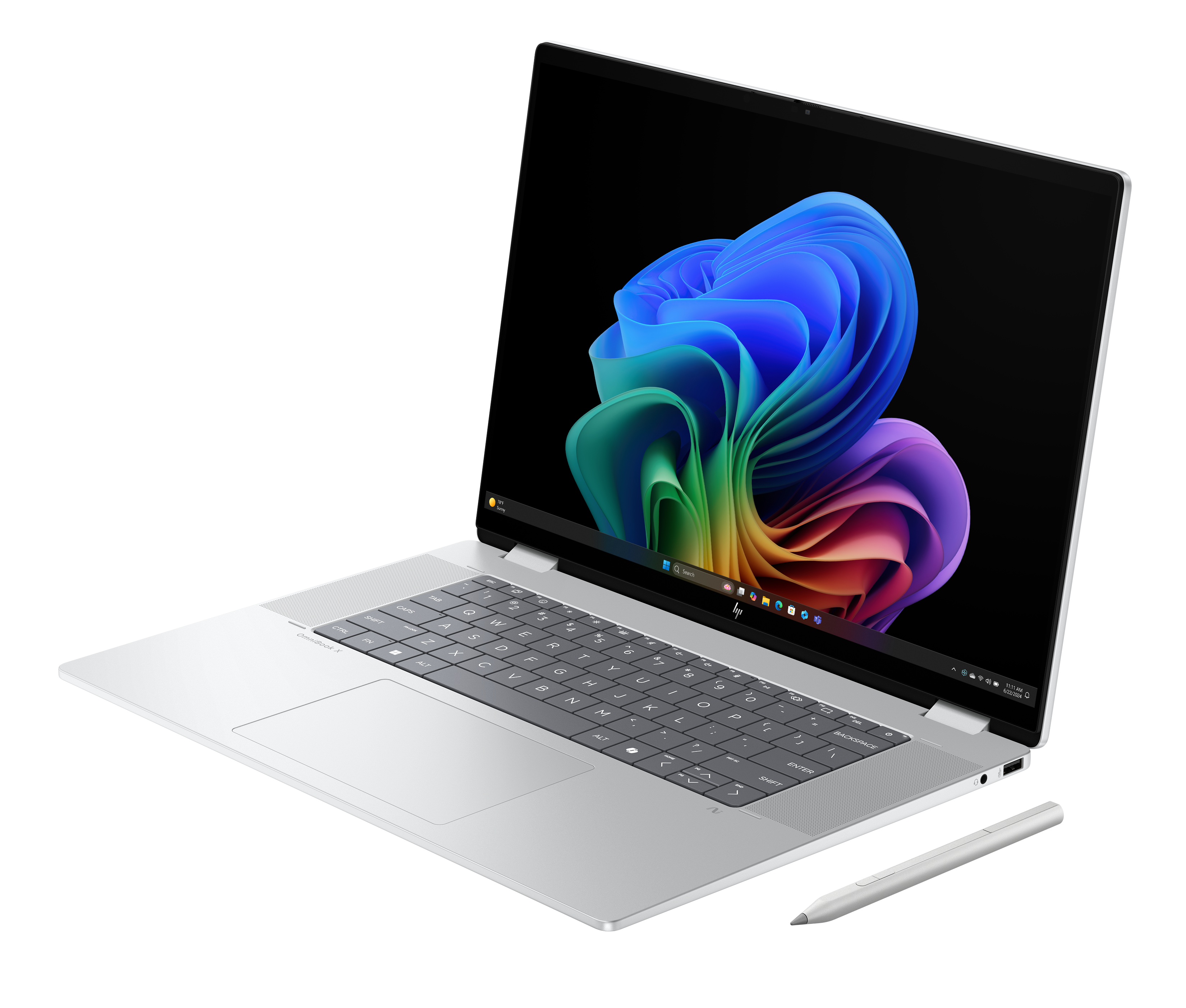 HP OmniBook X Flip D16BDEA - מסך טאצ' 14", Ultra 7 258V, 32GB, 1TB SSD ...