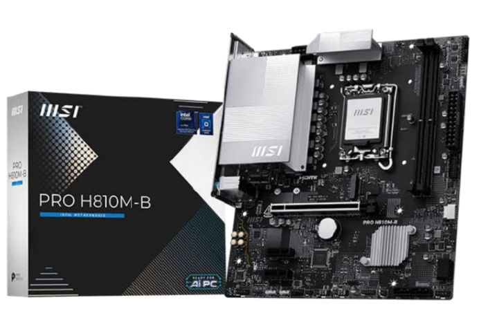 MSI PRO H810M-B Motherboard, Intel H810, LGA 1851, micro ATX ...
