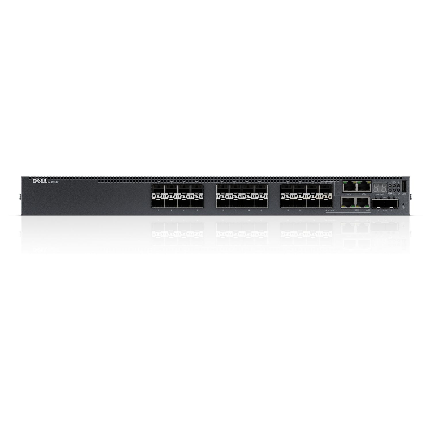 DELL PowerConnect N3024F L3 Gigabit Ethernet (10/100/1000) Black 1U ...