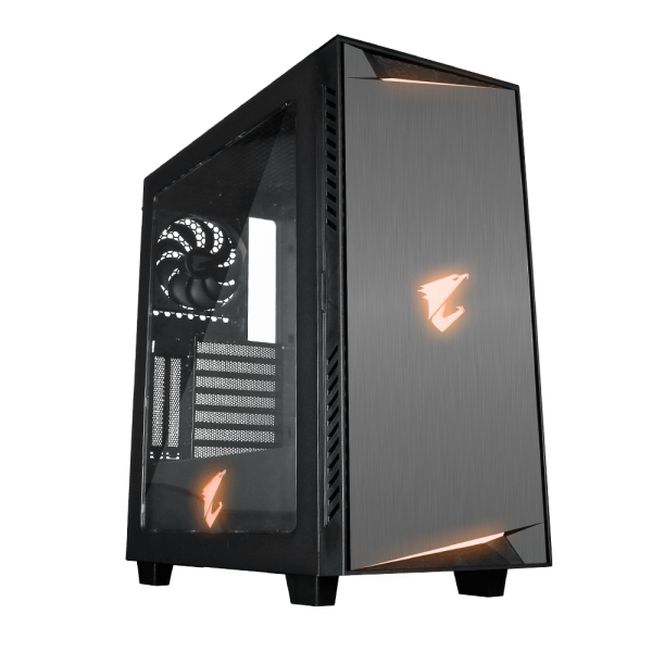 Gigabyte AC300W - ATX Mid-tower, RGB Fusion Gaming PC Case