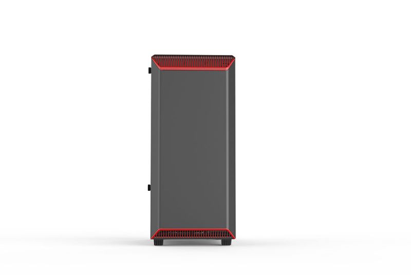 Phanteks Eclipse P300 TG - PC Case, Black/Red :: מארזים :: חומרה