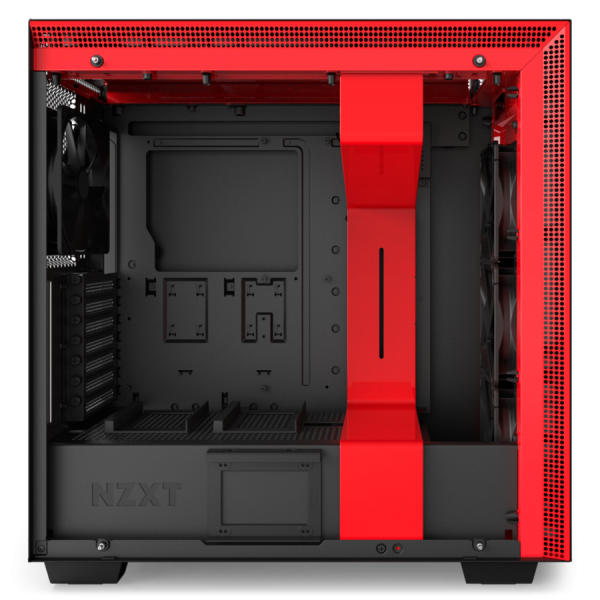NZXT H700i - Gaming PC Case, Matte Black/Red :: מארזים :: חומרה