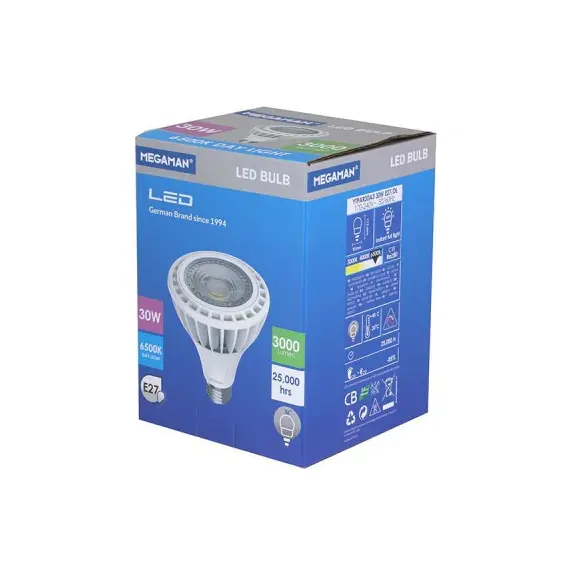 נורה אור יום 30W E27 PAR30 :: נורות לד :: נורות :: תאורה :: מוצרים לבית