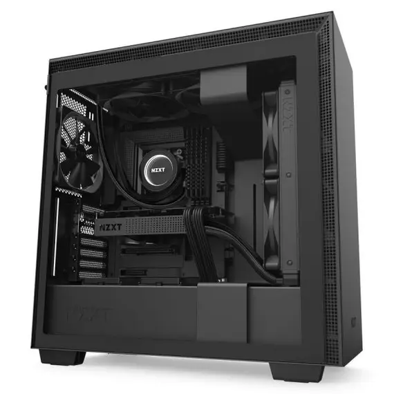 Железо :: Корпуса для ПК :: NZXT H710 - Gaming PC Case, Matte, Black